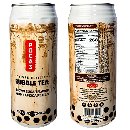 POCAS BUBBLE TEA, Classic Taiwan Style Milk Tea with Tapioca Pearls. R ...
